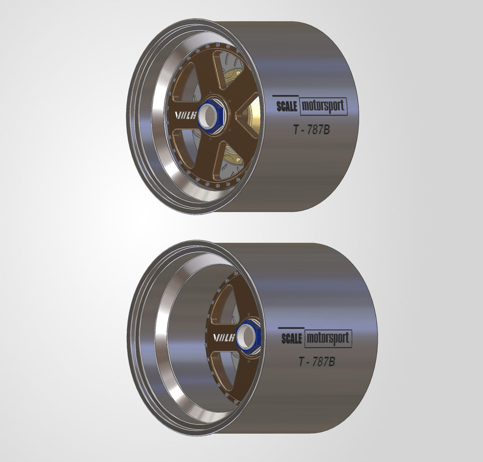 Mazda 787B Renown 3D Printed Wheel Set SKU #6115 – Scale Motorsport